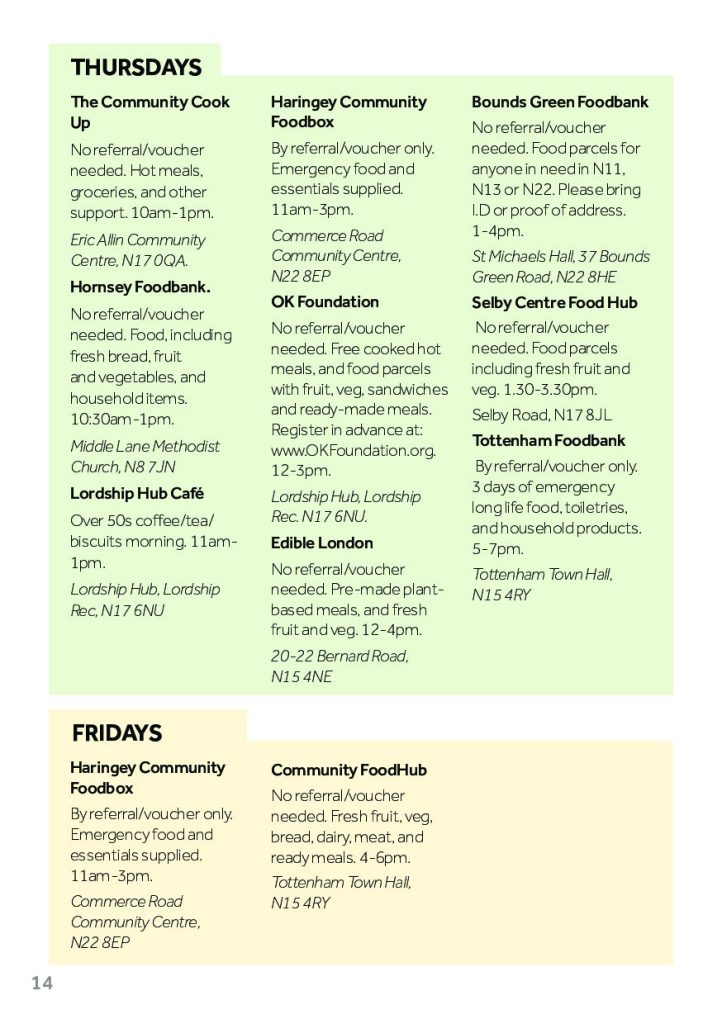 Haringey Council – Help with the Cost of Living | Mind in Haringey