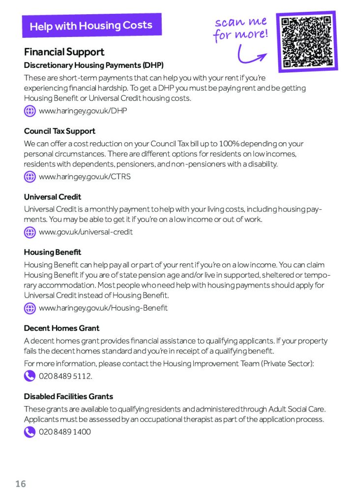 Haringey Council – Help with the Cost of Living | Mind in Haringey