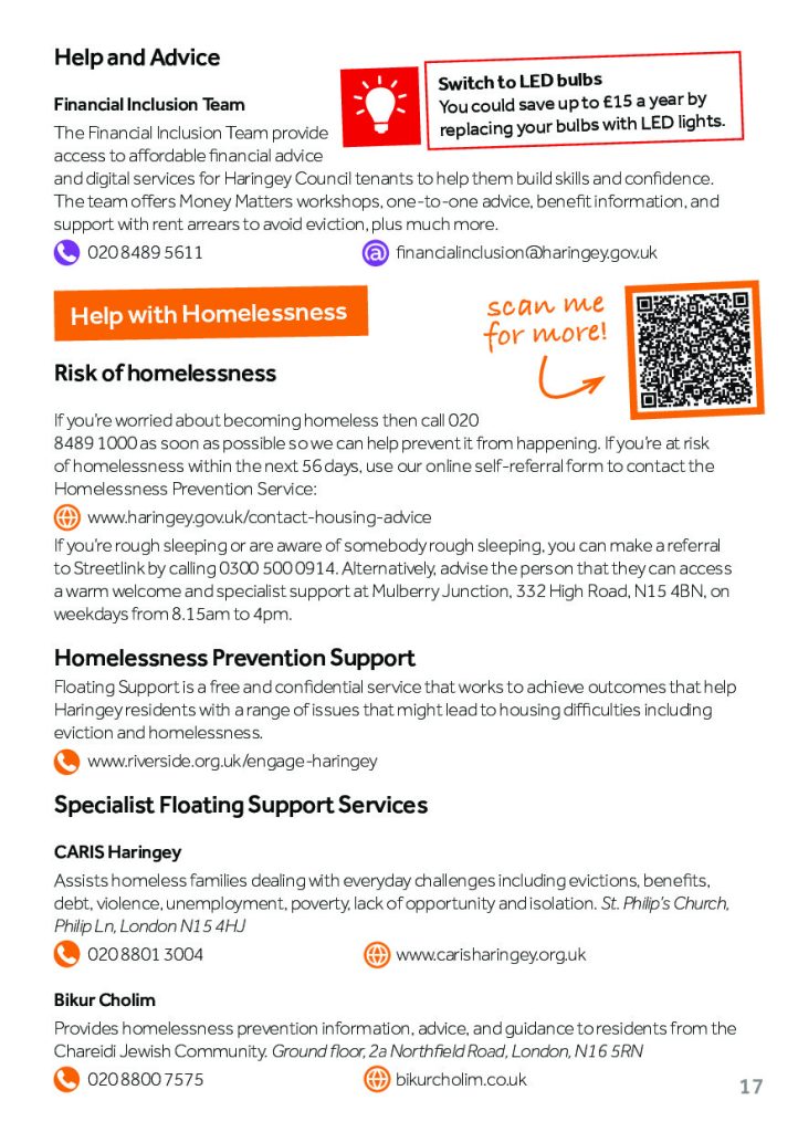 Haringey Council – Help with the Cost of Living | Mind in Haringey