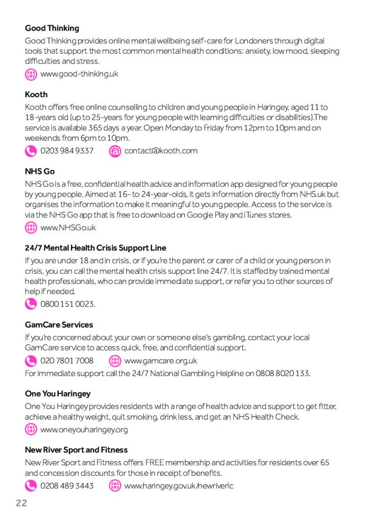 Haringey Council – Help with the Cost of Living | Mind in Haringey