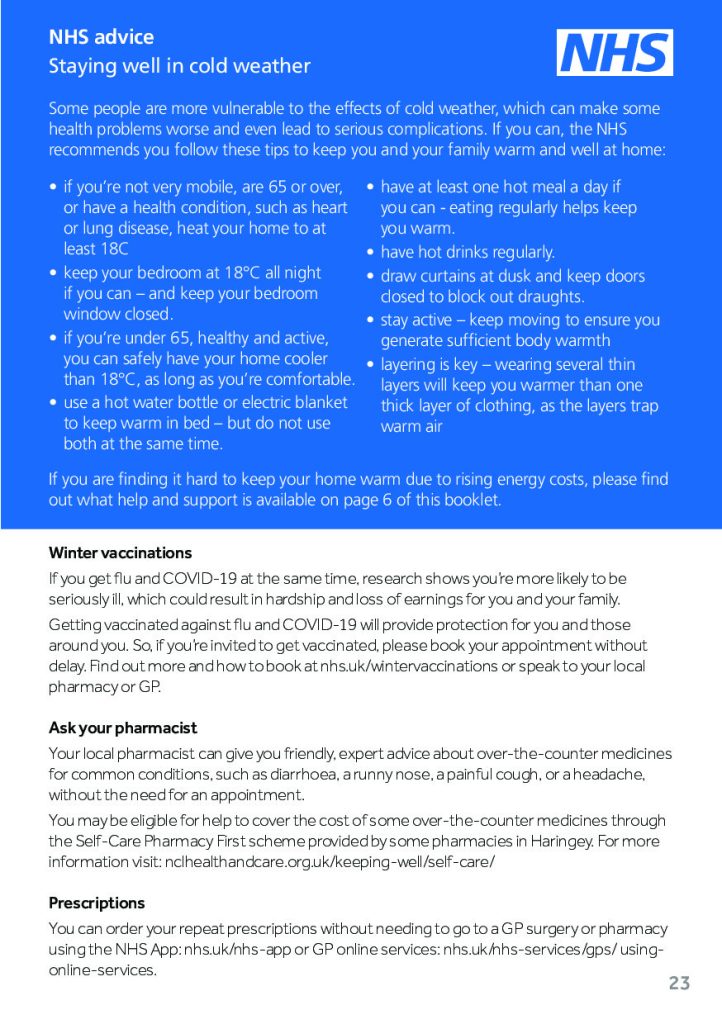 Haringey Council – Help with the Cost of Living | Mind in Haringey