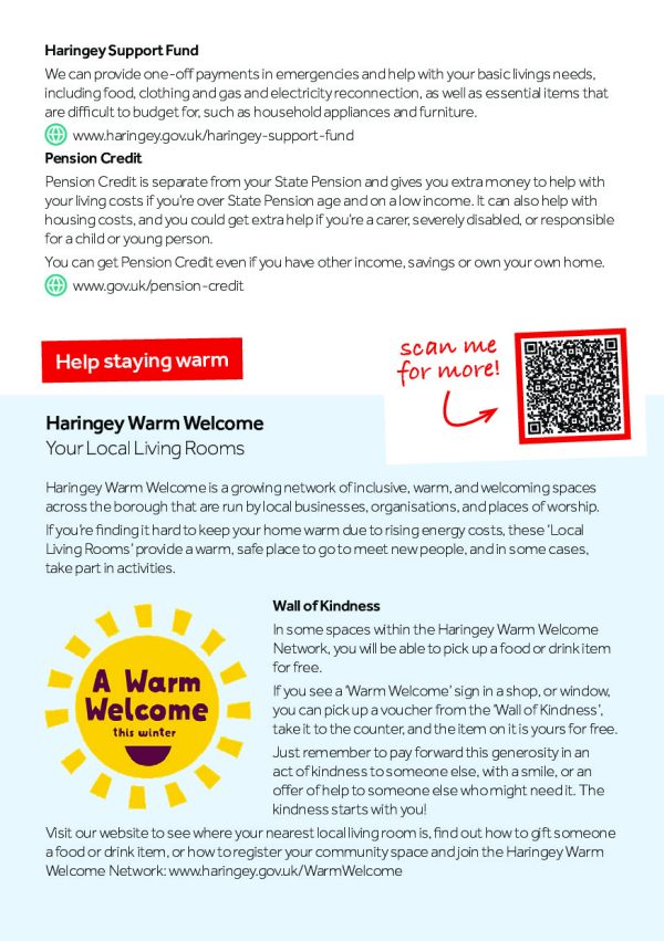 Haringey Council – Help with the Cost of Living | Mind in Haringey